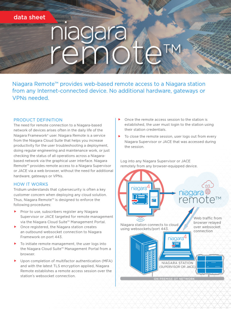 2023 0040 NiagaraRemote DataSheet | PDF | Cloud Computing | Transport ...