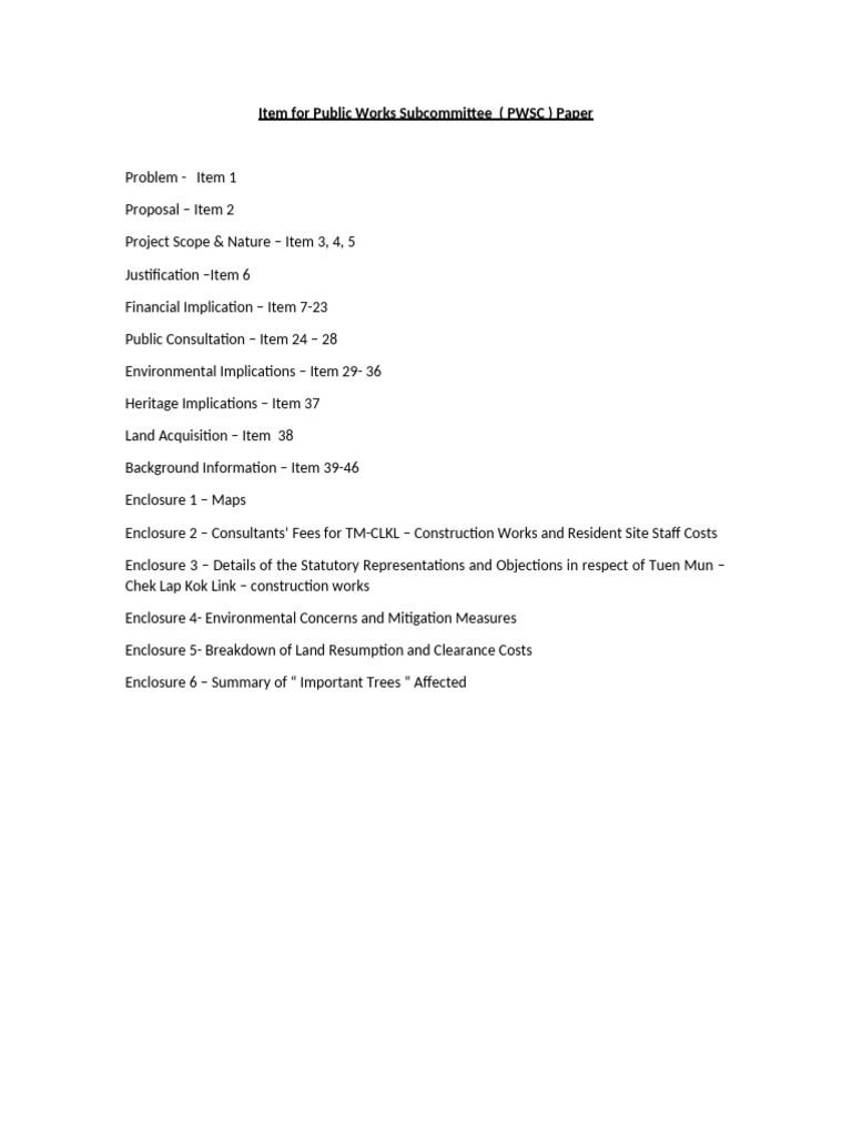2-1 Item For Public Works Subcommittee | PDF