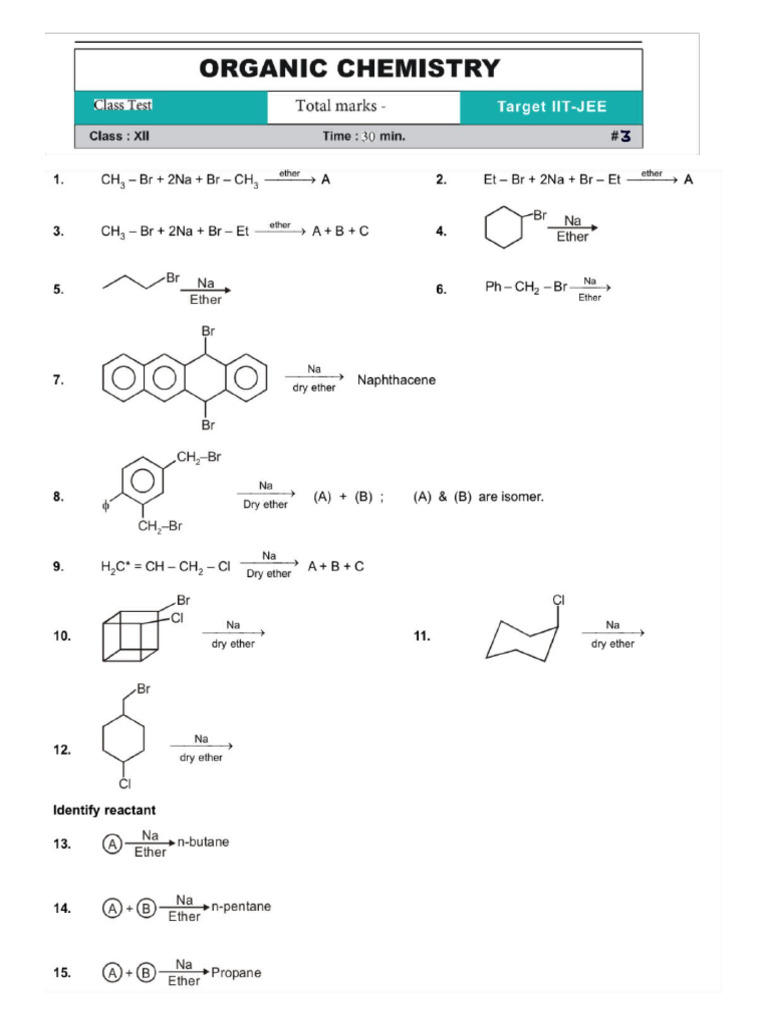 Class Test 3 | PDF