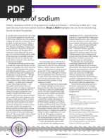 History and Discovery of Sodium | PDF