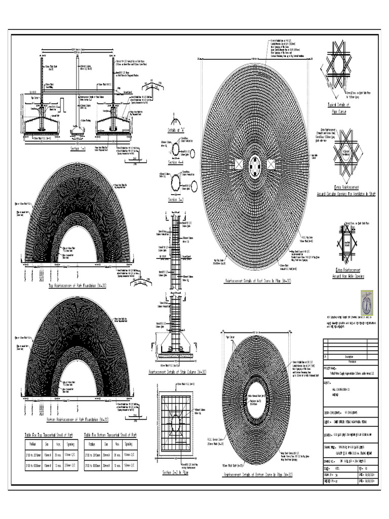Structural Drawing of 6.0ll-20m Height Esr at Bodikuva HW SH 03 r0 | PDF
