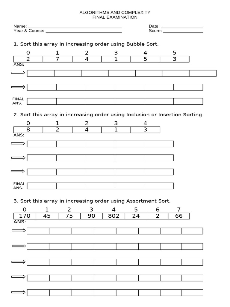 Algorithms and Complexity | PDF