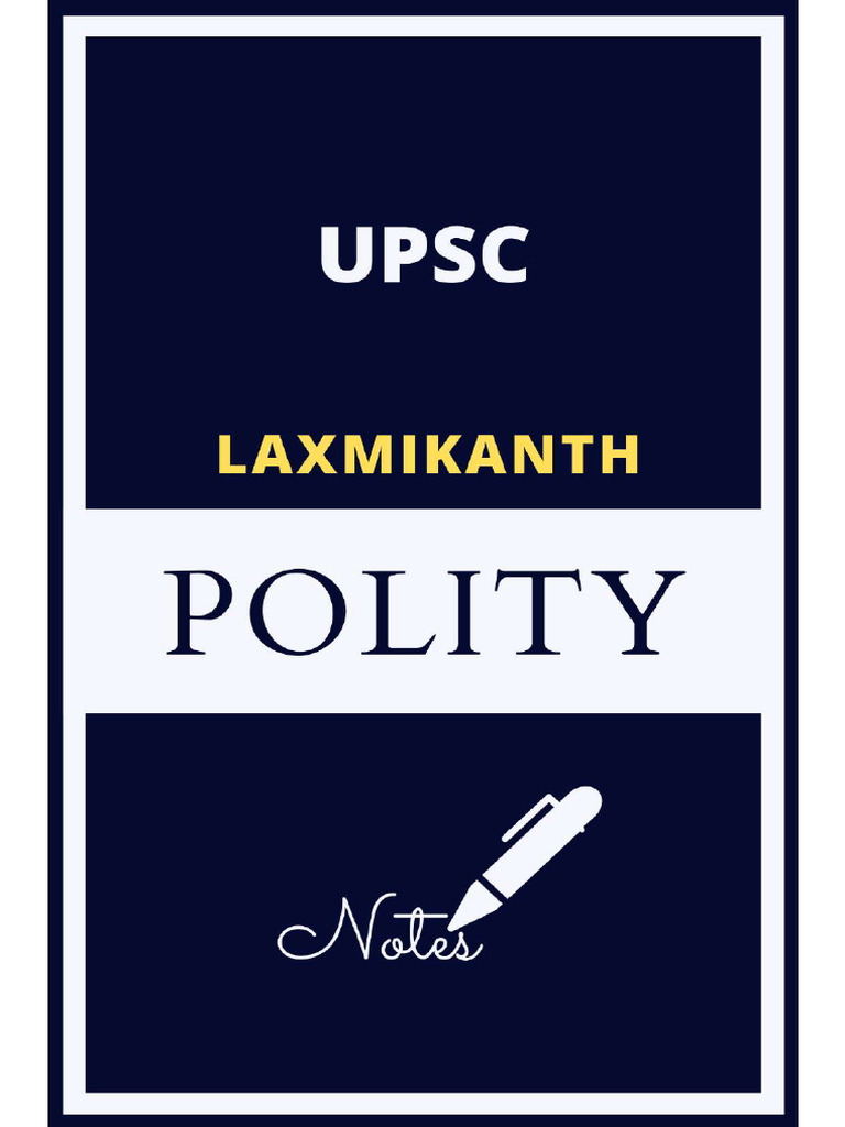 Laxmikanth Polity Handwritten | PDF