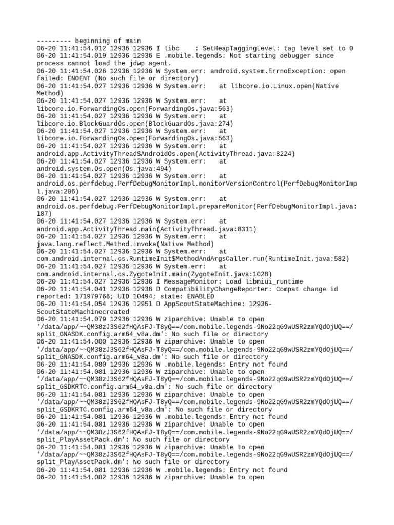 ML Logcat 1750396378189 | PDF | Java (Programming Language) | Computing
