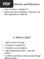 Class 10 Light Formulas | PDF