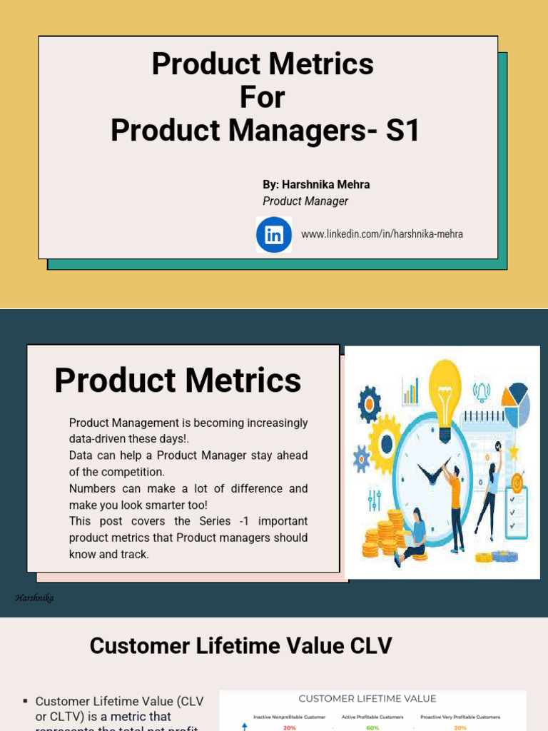 Important Product Metrics Productmetrics 1688361353 | PDF | Strategic ...