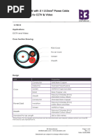Datasheet B3 Control Cable ACS | PDF | Wire | Electrical Conductor