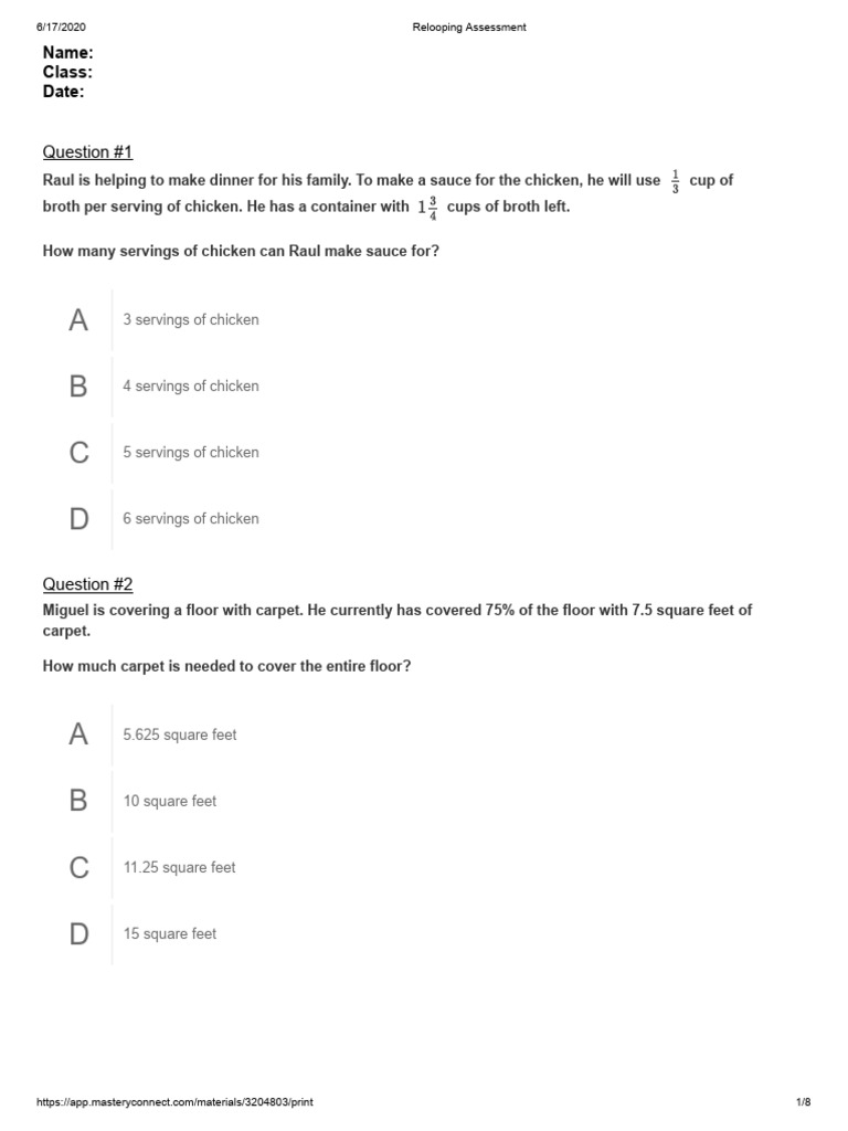 7th Grade Summer | PDF