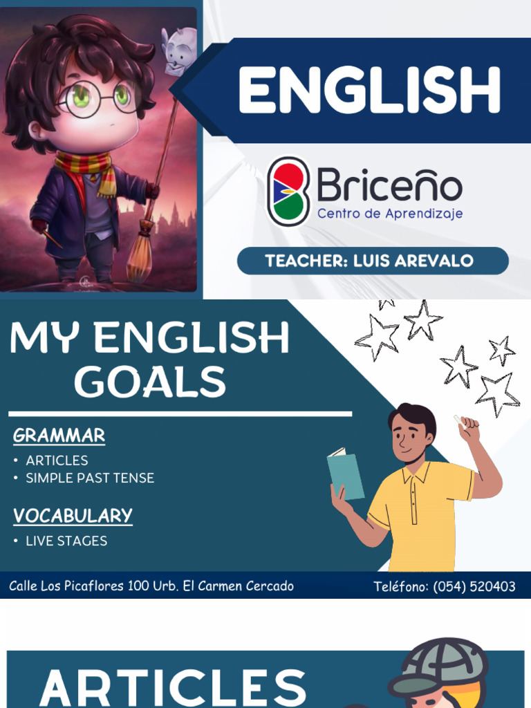 Articles - Simple Past Tense | PDF | Grammatical Tense | Syntax
