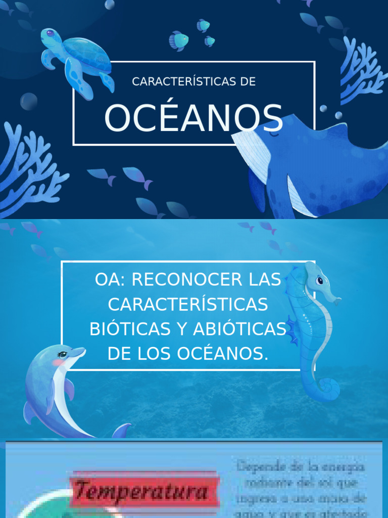 Clase 5 Caracteristica Oceano | PDF