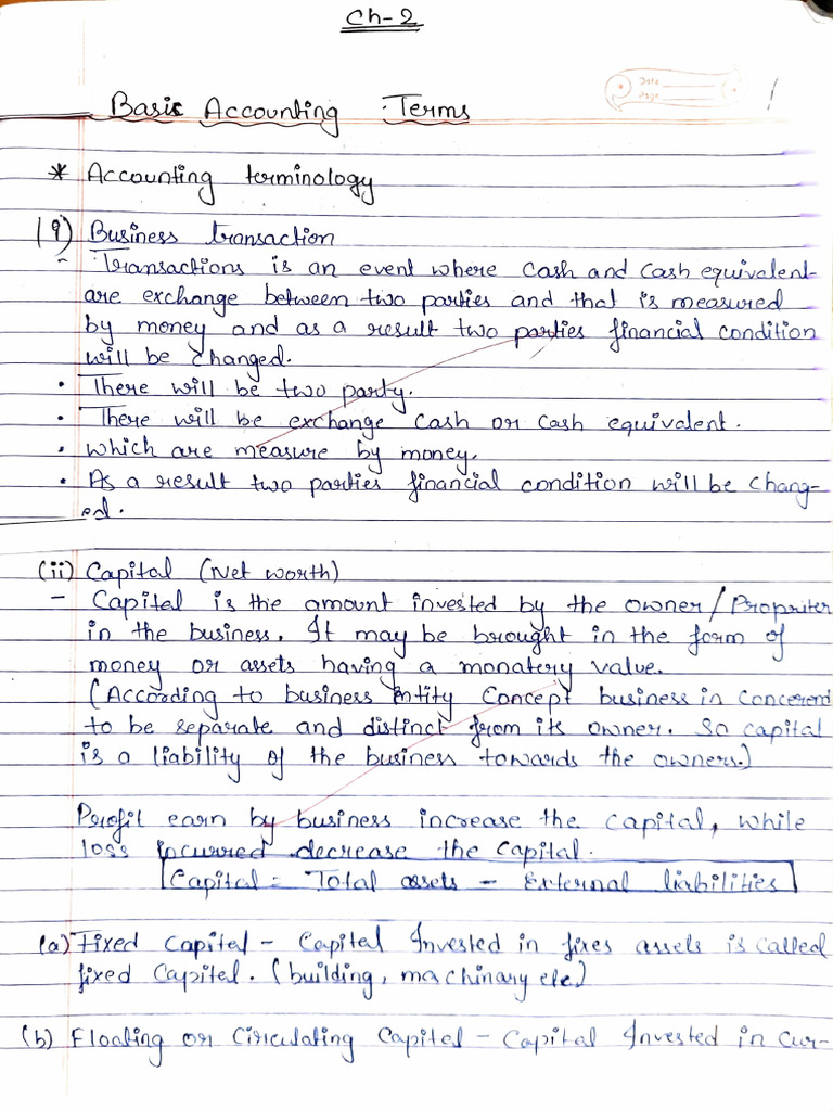 11 Acc Chapter 2 | PDF