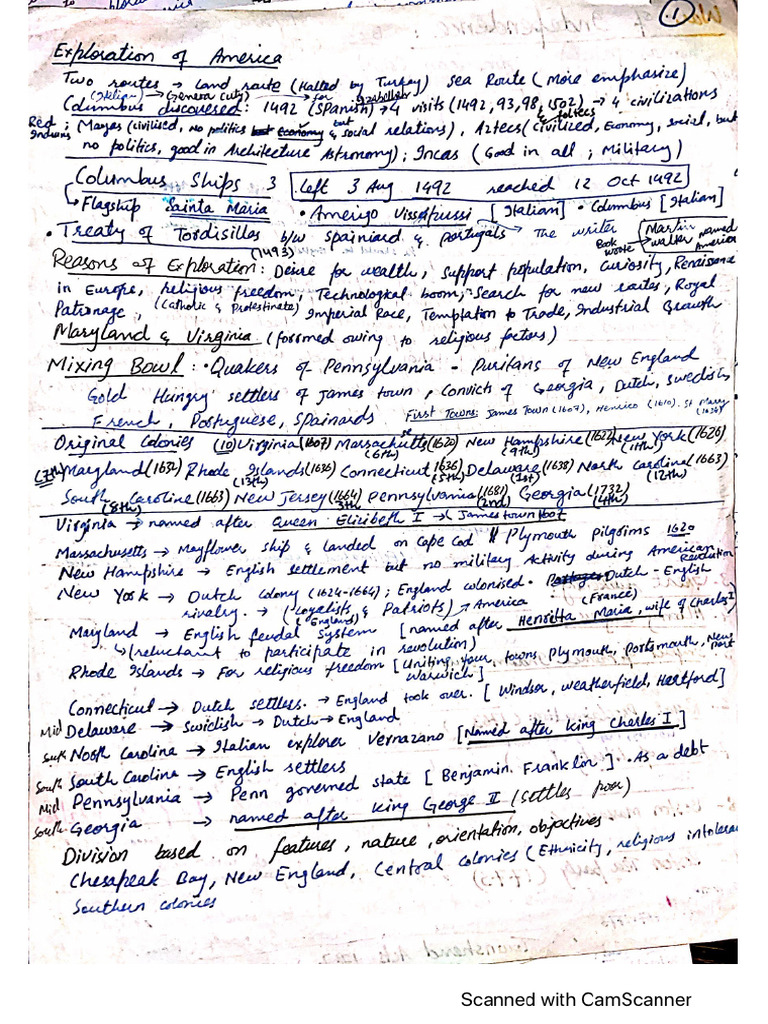 Usman Us History Notes | PDF