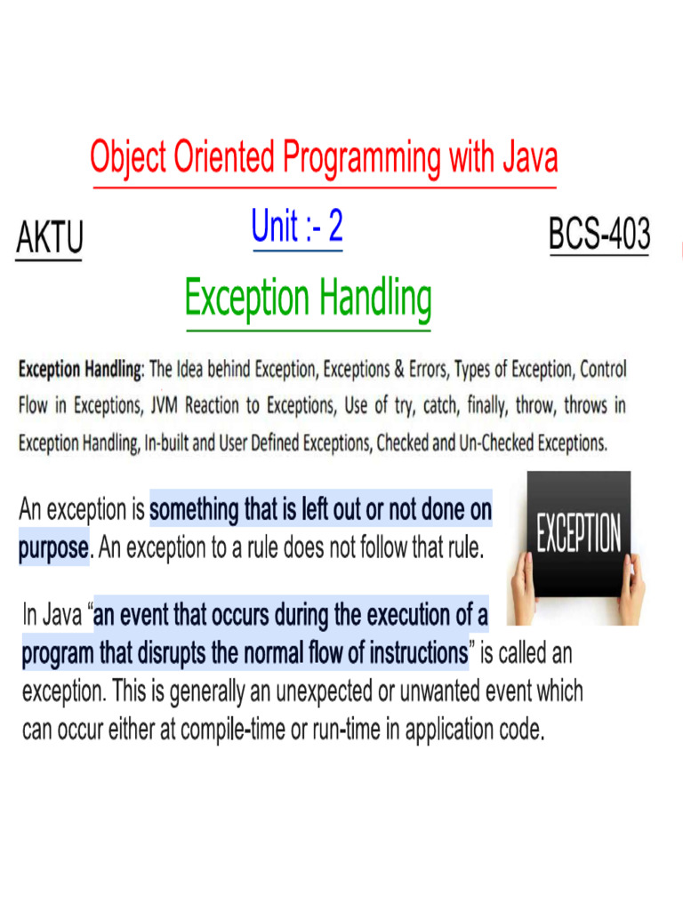 Java Unit 2 | PDF
