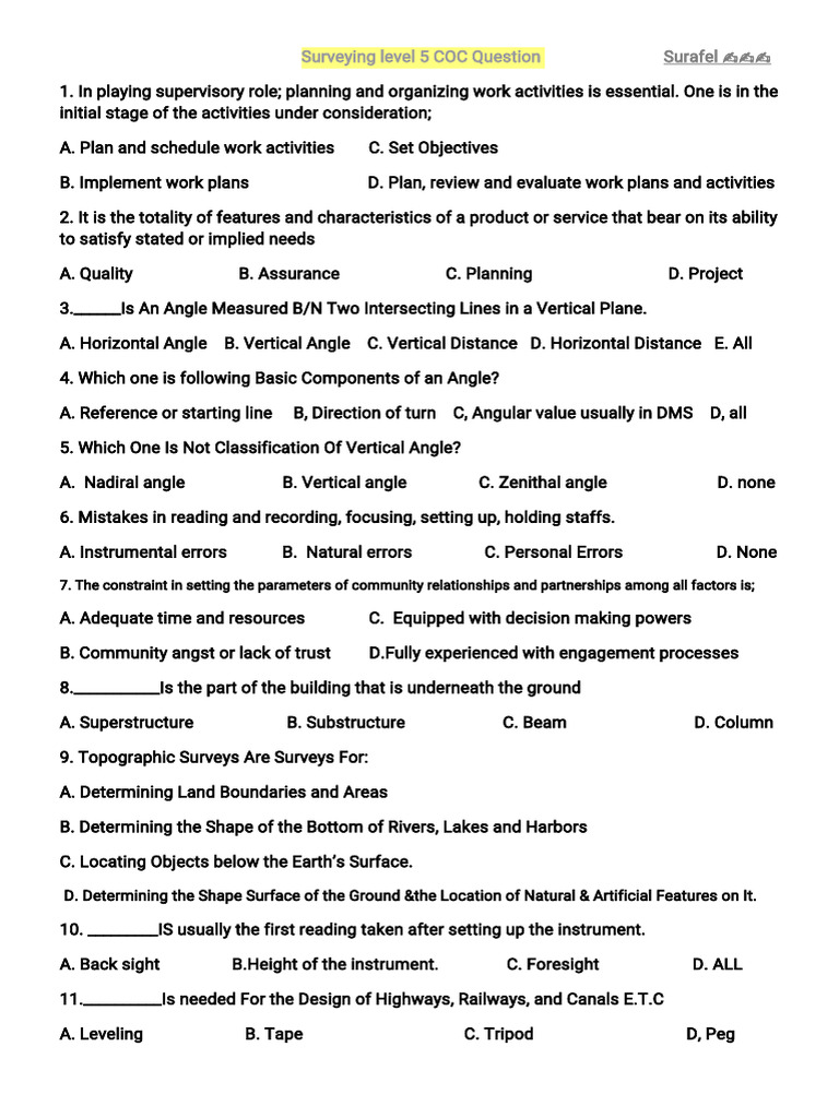 Coc Level 5 100 | PDF