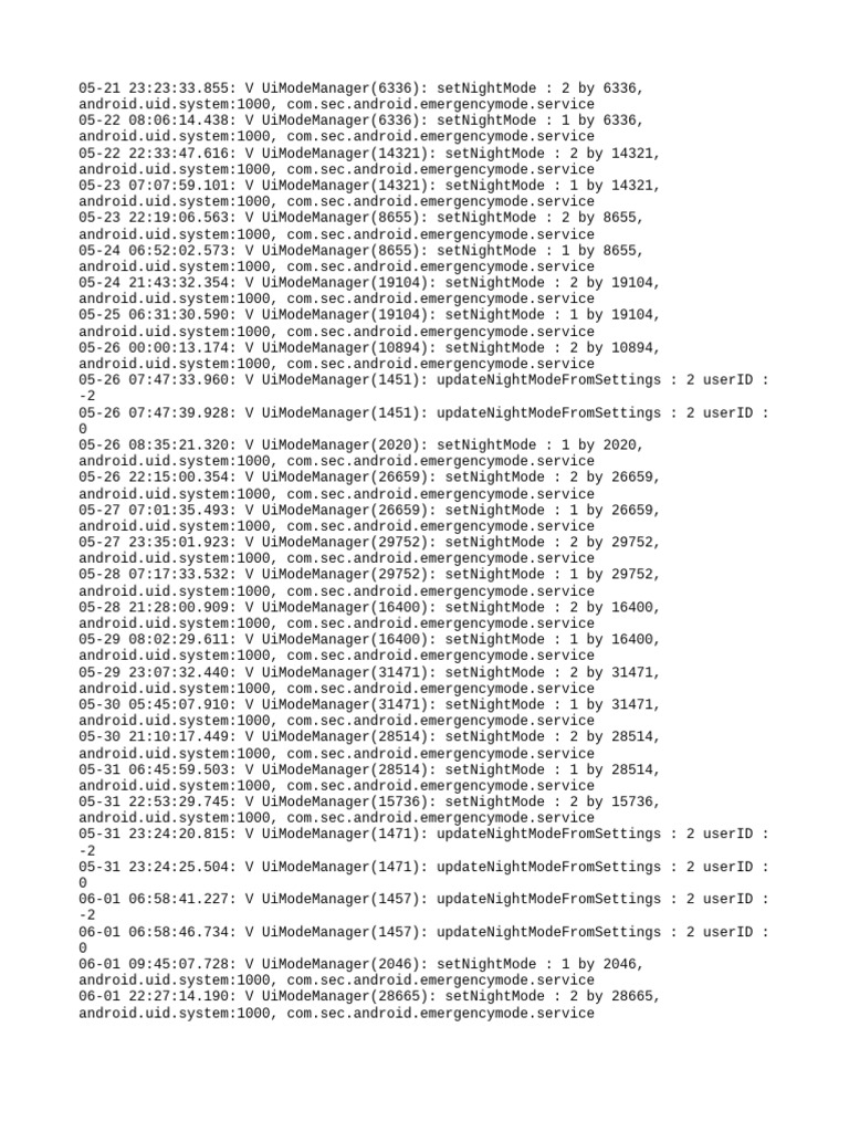 Dark Mode Log1 | PDF