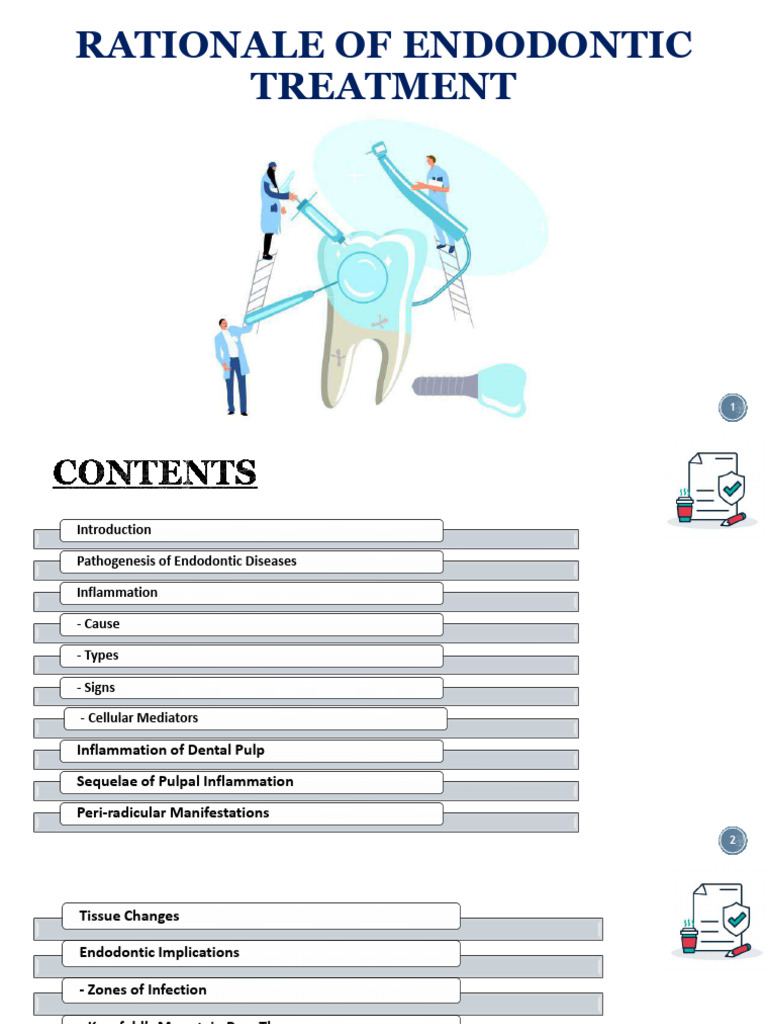 Rationale of Endo Treatment | PDF | Inflammation | White Blood Cell