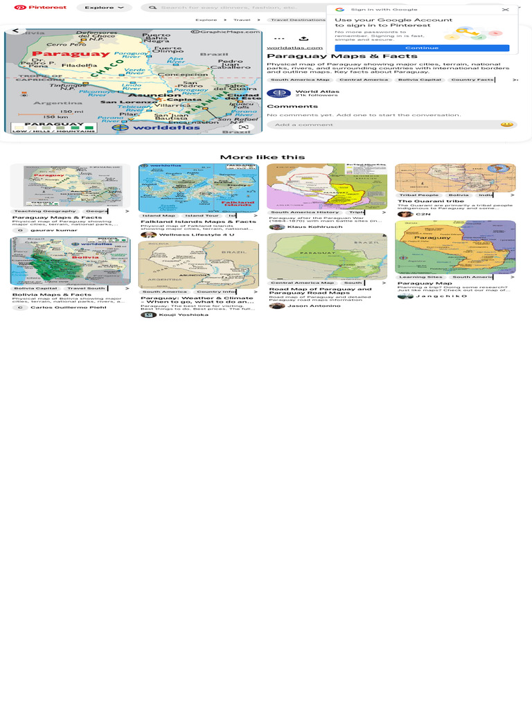 Paraguay Maps & Facts South America Map, Map, Paraguay | PDF | Paraguay ...