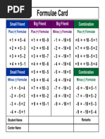 Abacus Level 1 Formulas PDF | PDF