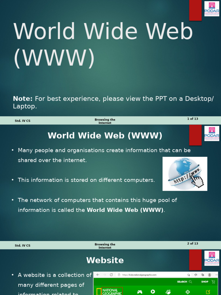 CH 7 Browsing The Internet | PDF | World Wide Web | Internet & Web