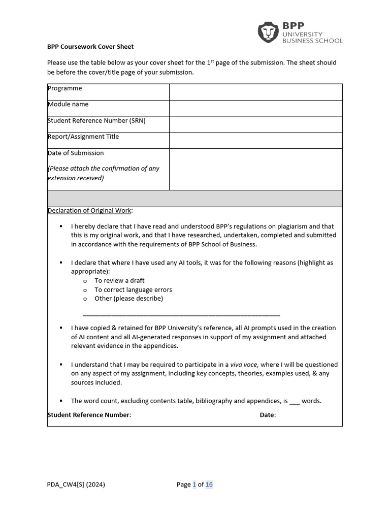 PDA CW4 Summative Brief | PDF | Data Analysis | Data