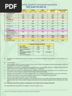 Cambridge School Fees Structure 2025-26 | PDF | Fee