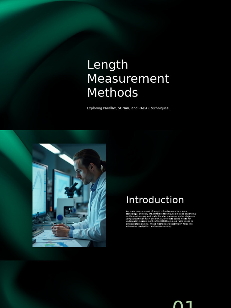 Length Measurement Methods | PDF | Radar | Sonar