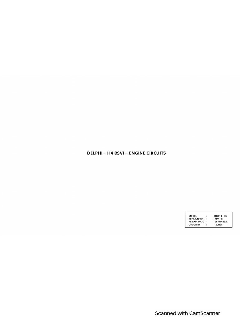 Icv Bus h4 Delphi Engine Circuit | PDF