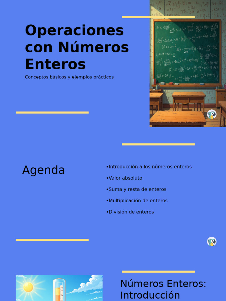 Operaciones Con Nmeros Enteros | PDF | Entero | División (Matemáticas)