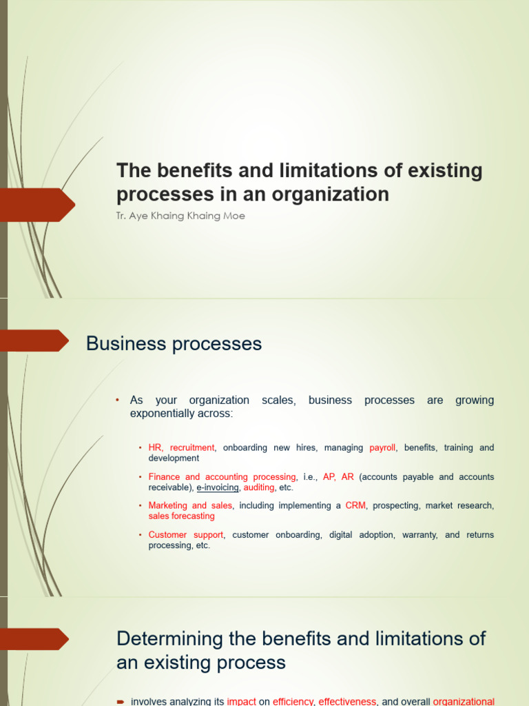 Evaluating Existing Process Limitations | PDF | Data | Internet Of Things