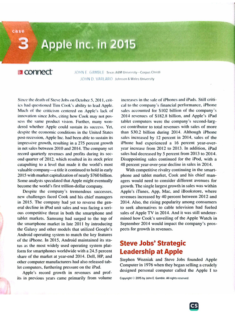 Chapter 3 Case Study | PDF