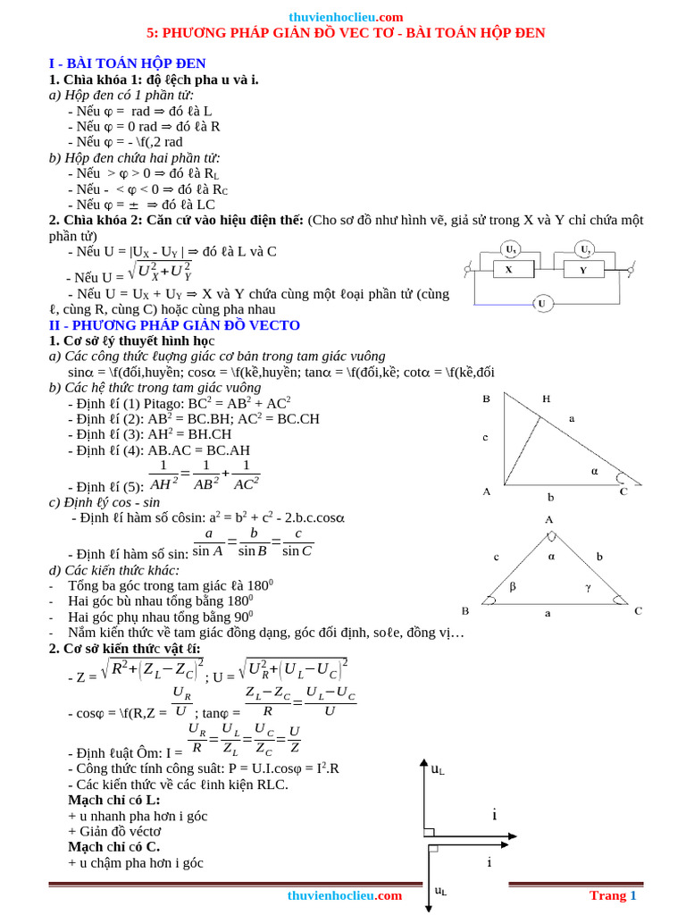 c4 DONG DIEN XOAY CHIEU Bai 5 | PDF