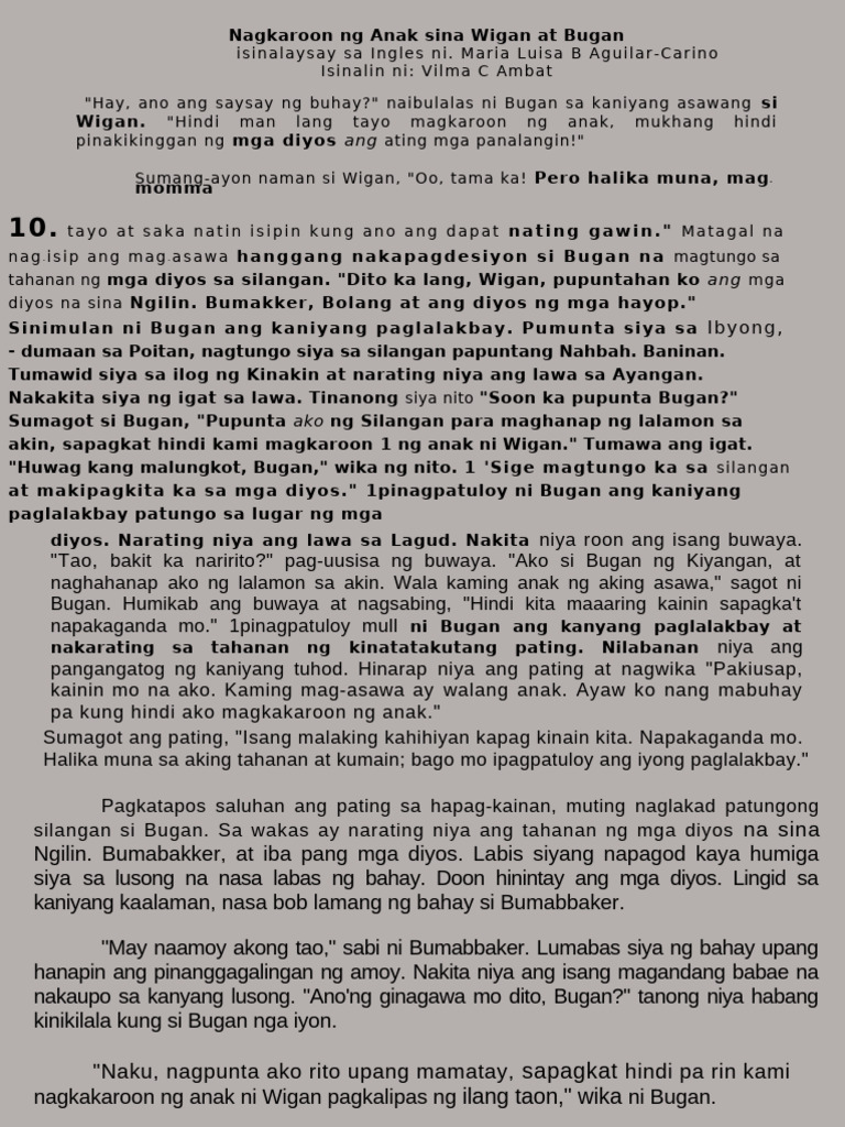 Filipino Notes | PDF