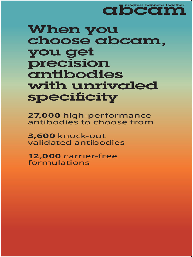 When You Choose Abcam, You Get Precision Antibodies With Unrivaled ...