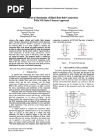 Bolted Connections in ANSYS Workbench | PDF | Screw | Finite Element Method