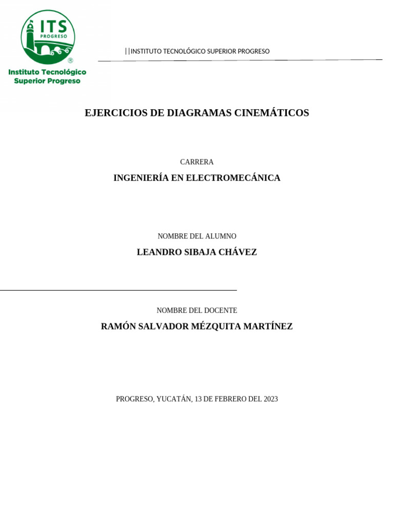 Ejercicio de Diagramas | PDF