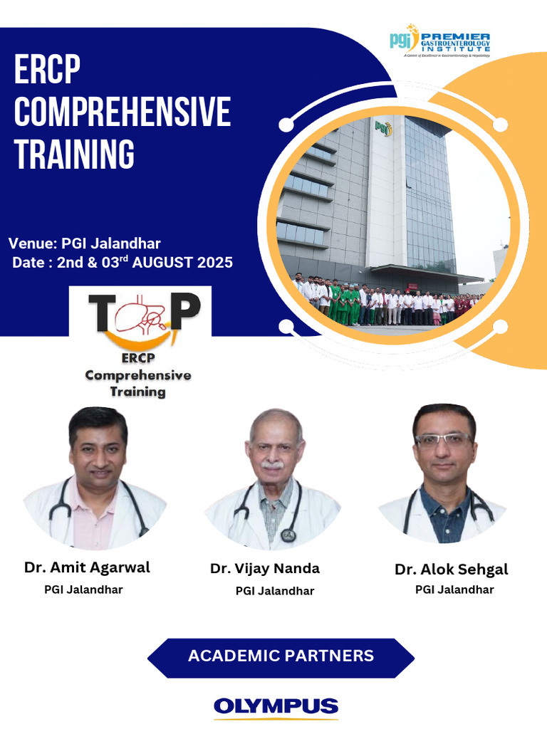 ERCP Comprehensive Workshop PGI Jalandhar New | PDF