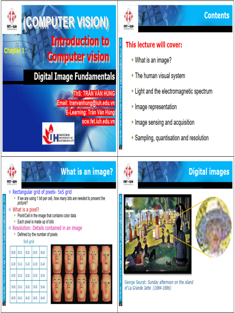 02 Chapter 1 CV Introduction Digital Image Fundamentals | PDF | Visual Perception | Data Compression