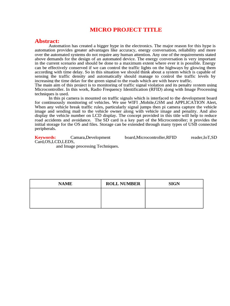 Sample Abstract Templete | PDF