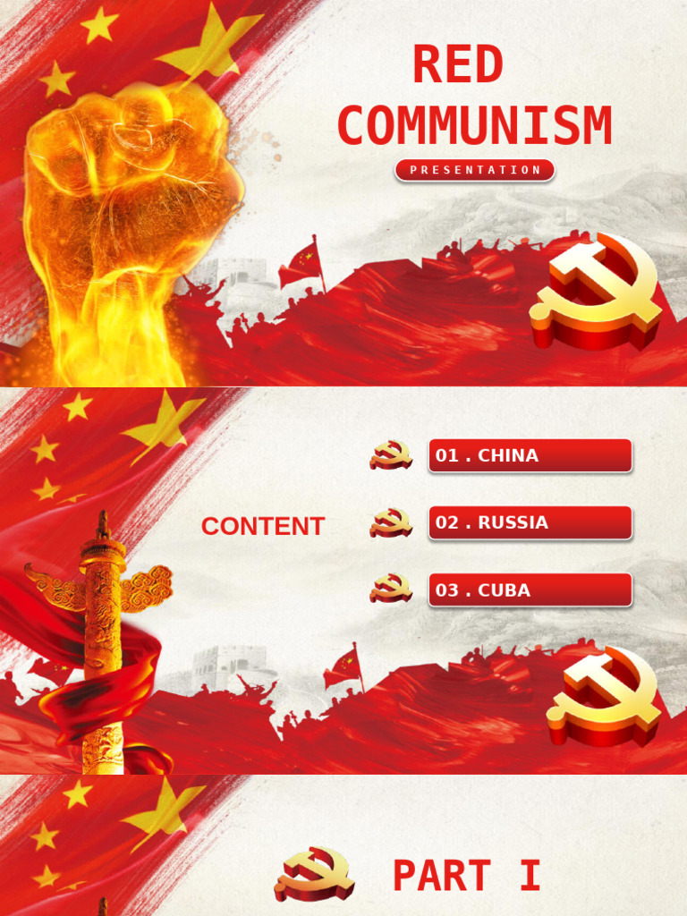 Red Communism Presentation Template | PDF