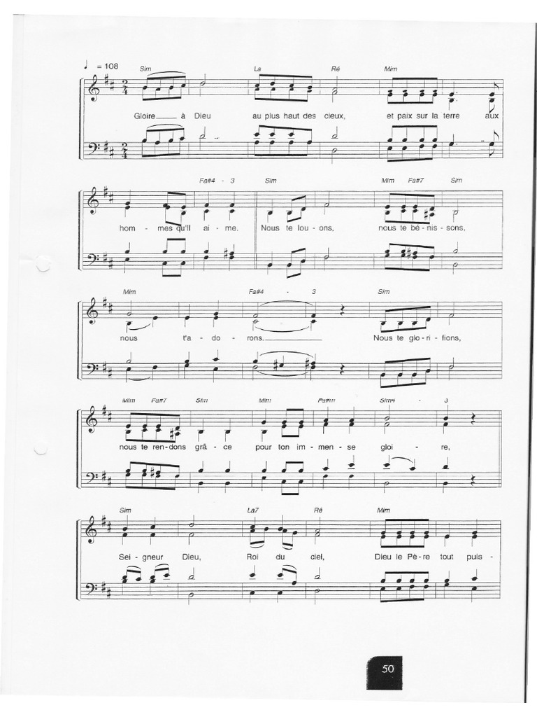 Gloria Messe de La Visitation | PDF
