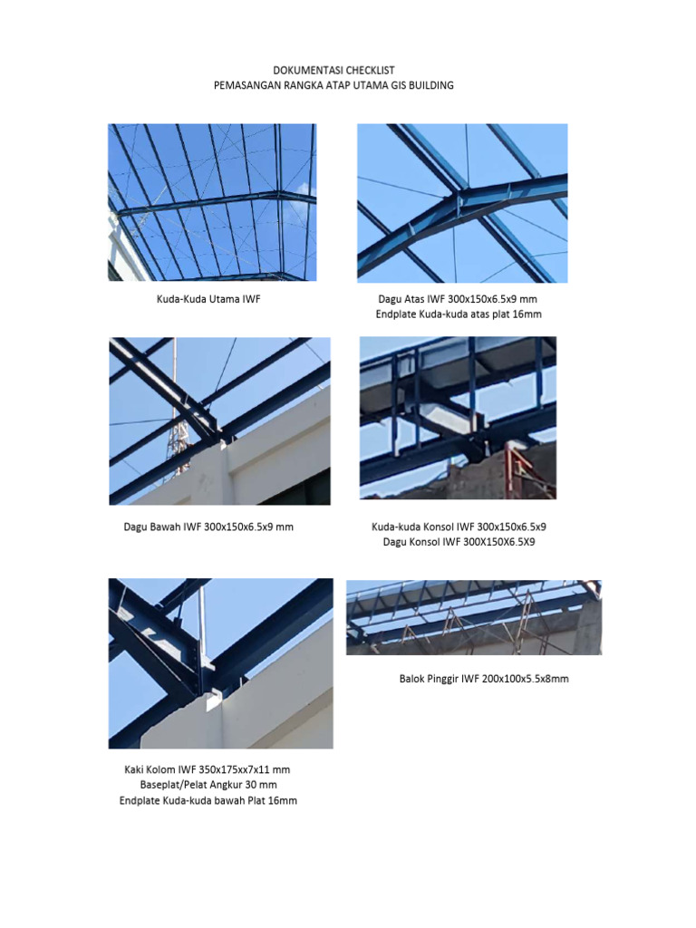 Dokumentasi Checklist Atap GIS BUILDING | PDF