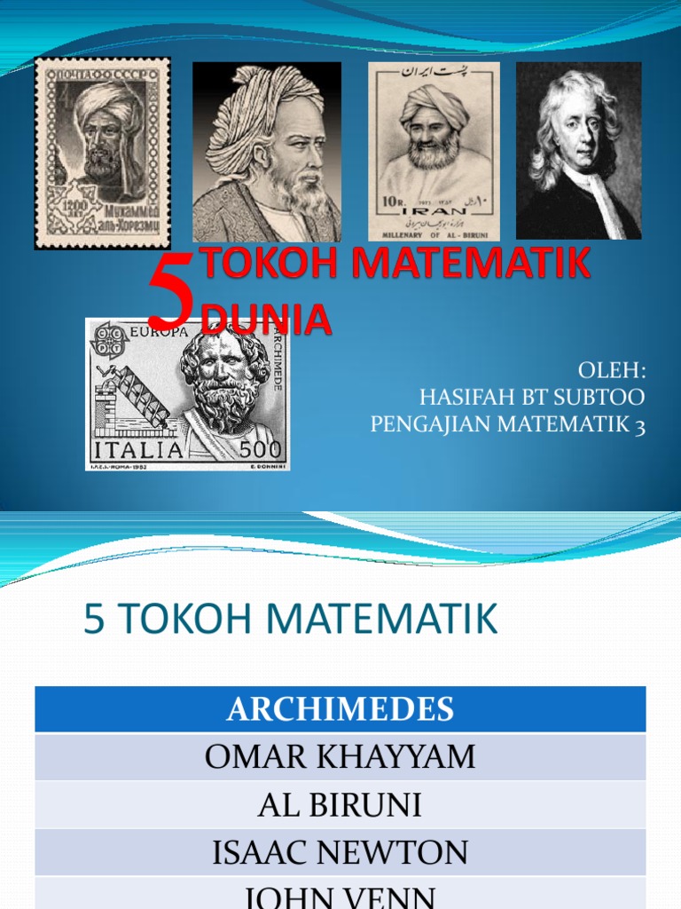 5 Tokoh Matematik | PDF