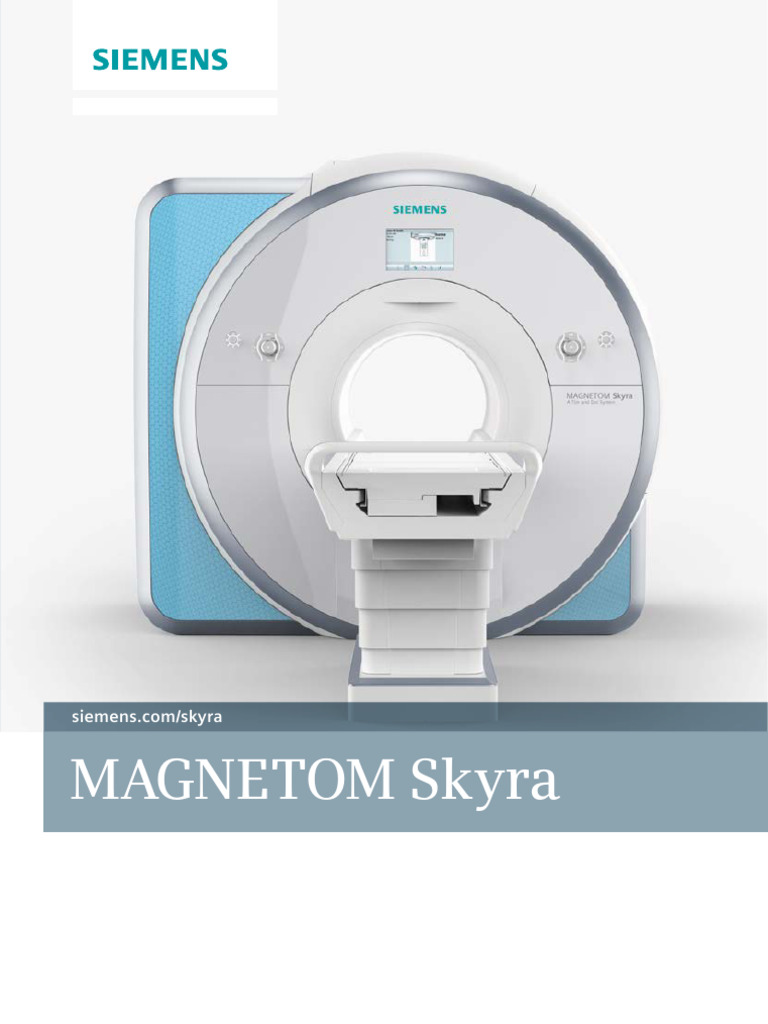 MAGNETOM Skyra 3T MRI Overview | PDF | Magnetic Resonance Imaging ...