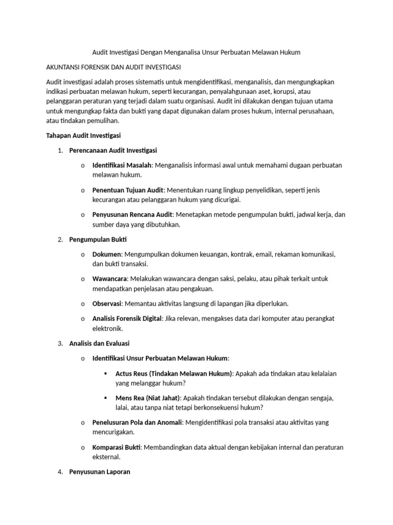 Akuntansi Forensik Dan Audit - 13 | PDF