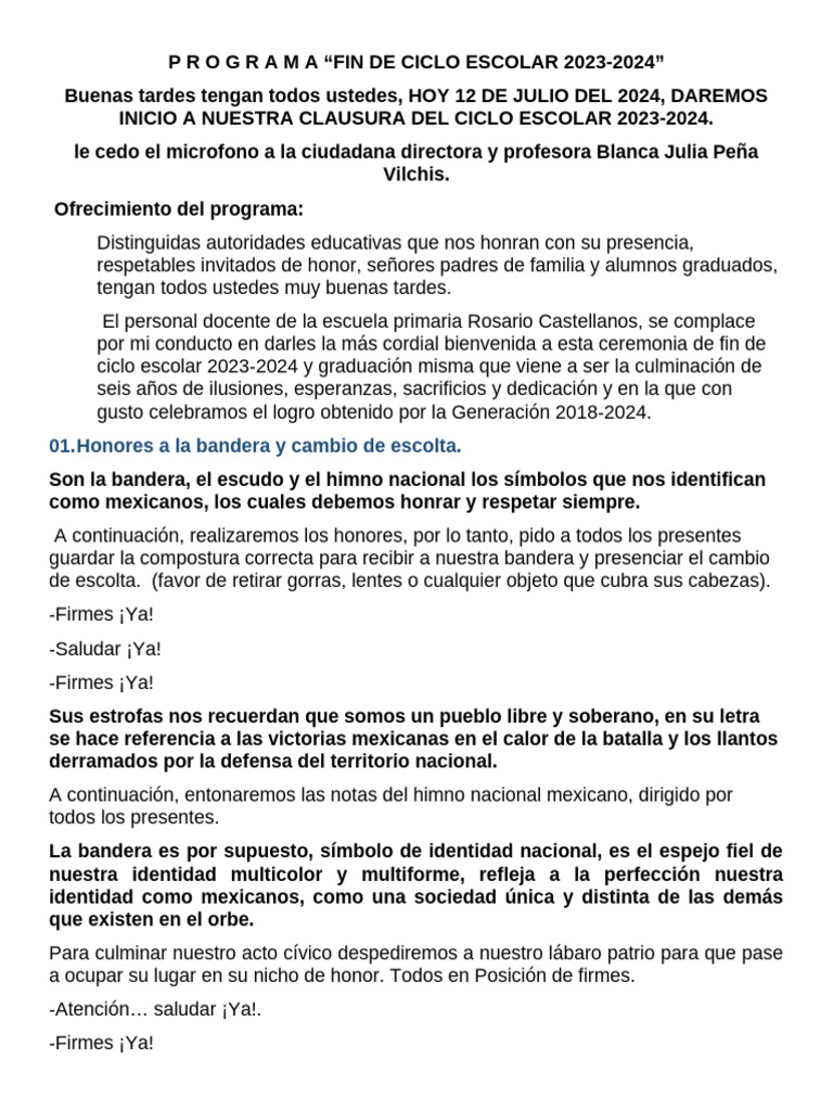 Programa Clausura | PDF