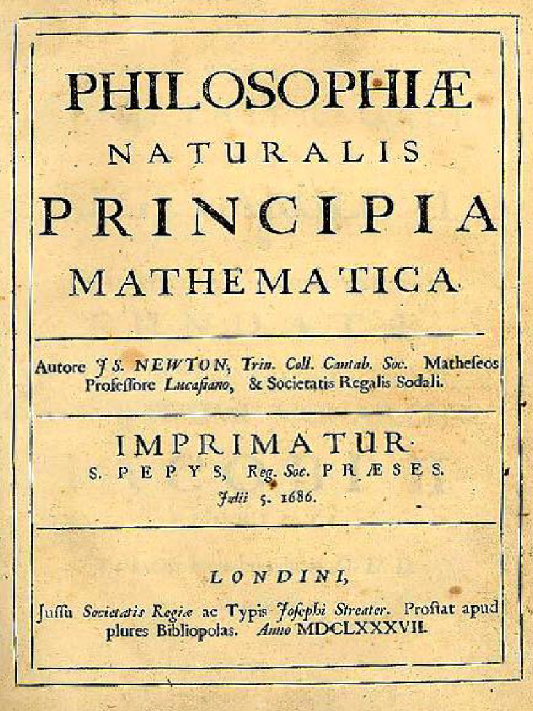 Newton's Principia - The Mathematical Prin - Sir Isaac Newton | PDF ...