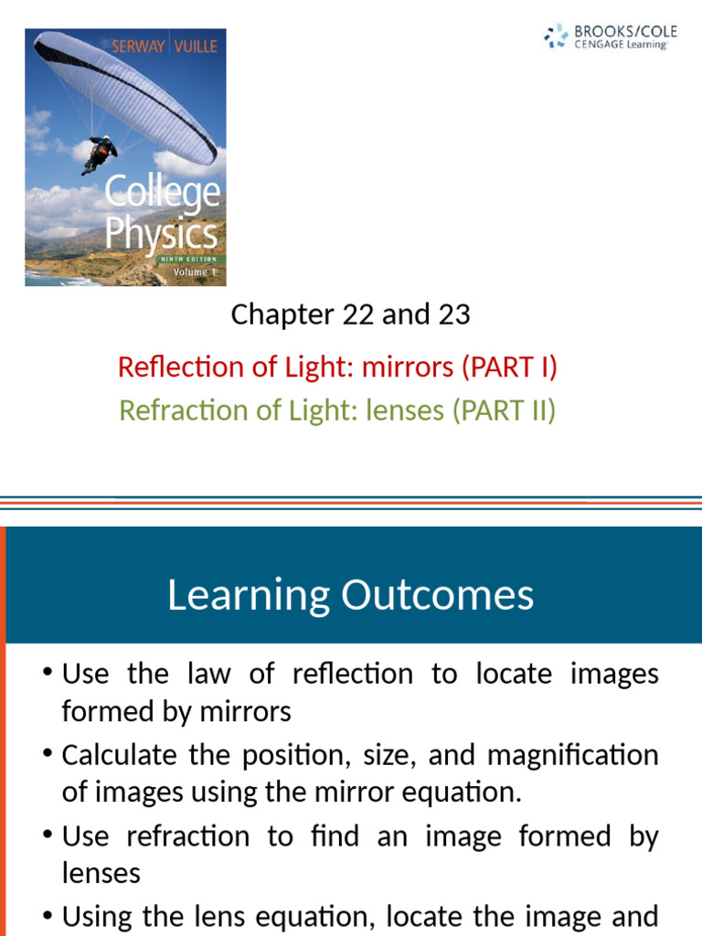 Chapter 22 Mirrors and Lenses | PDF | Mirror | Optics