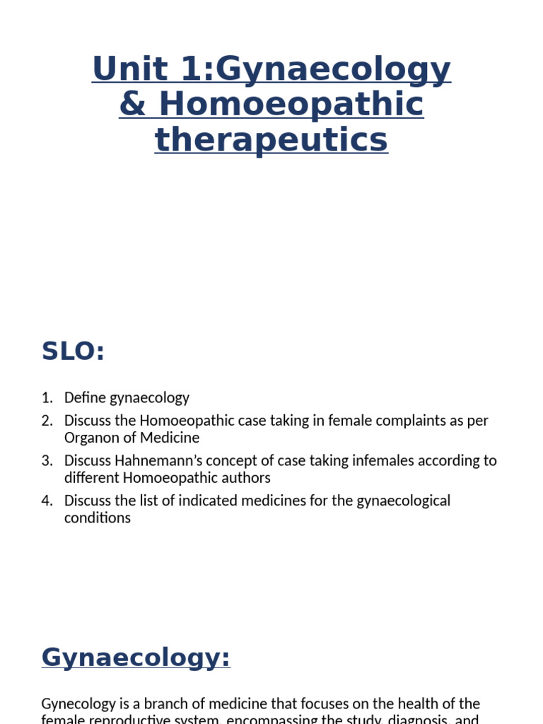 Unit 1 Define Gynecology | PDF | Menstruation | Gynaecology