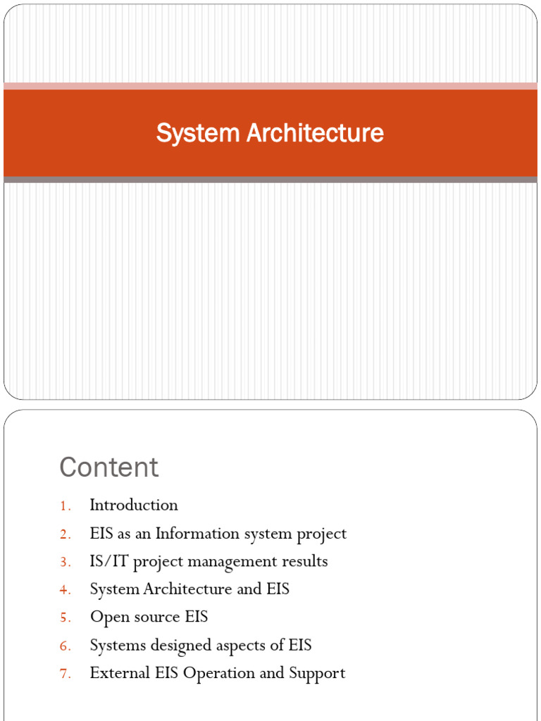 Topic 9 - 10 - System Architecture and Vendor Profiles | PDF | Service Oriented Architecture ...