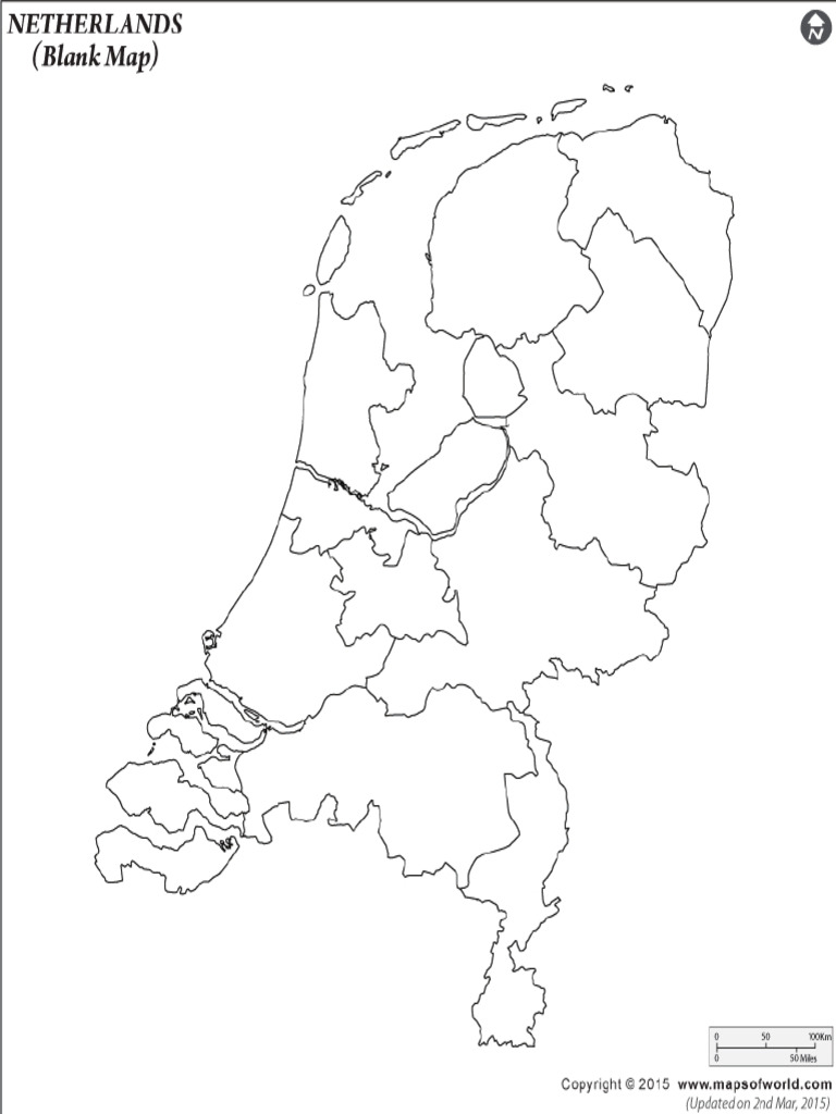 Netherlands Blank Map | PDF